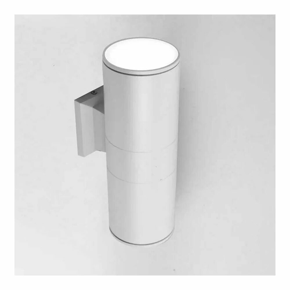 Фасадный светильник General Lighting Systems Цилиндр двойной (90*140*260), GWL-2Е27-M-IP65, два патрона Е27, под лампу до 50Вт, корпус металл, белый 662508