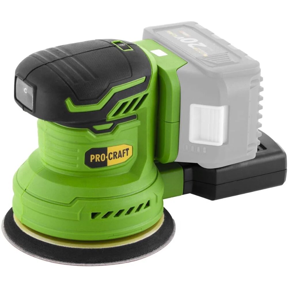 Шлифмашина эксцентриковая аккумуляторная PROCRAFT PX20BL 20В 125мм 6000-13000 об/мин (Без АКБ и ЗУ)