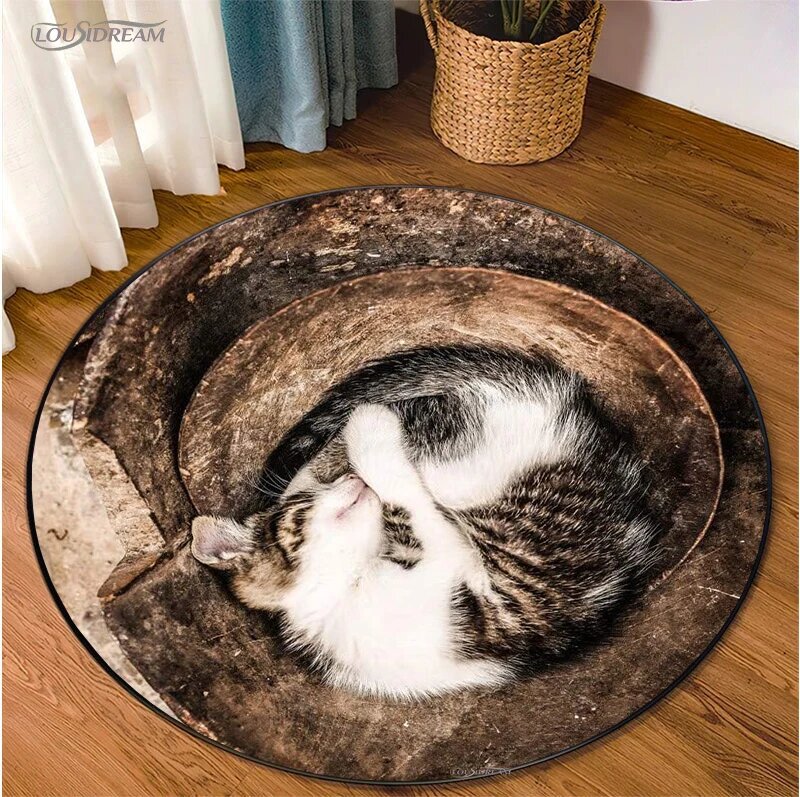 Детский круглый коврик LOUSIDREAM diameter 60, 13