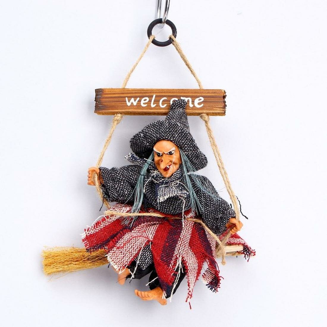 Статуэтка ЛАС играс Баба - Яга "Welcome", h=16 см, керамика/текстиль, микс — фото 1