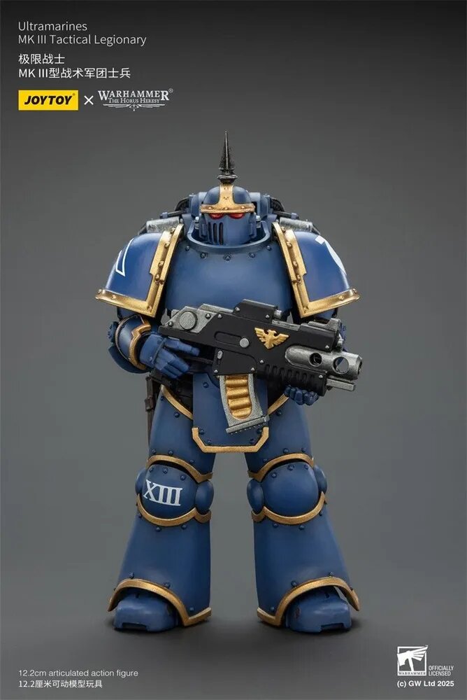 Фигурка JOYTOY Warhammer The Horus Heresy Ultramarines MKIII Tactical Legionary