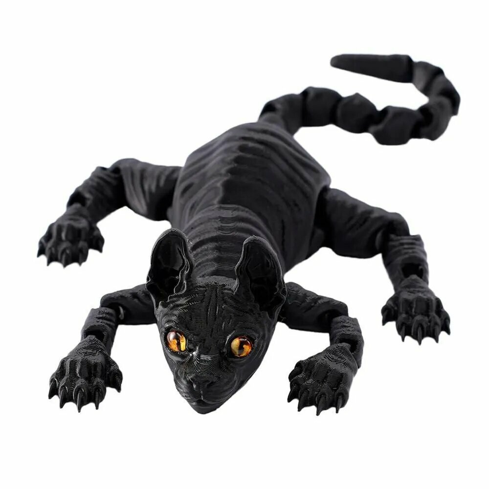 Сфинкс Котик Подвижный, Игрушка Антистресс, 3D-печать