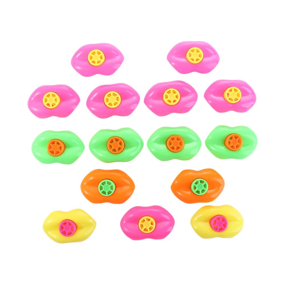 Пластиковые детские свистки 15 шт.