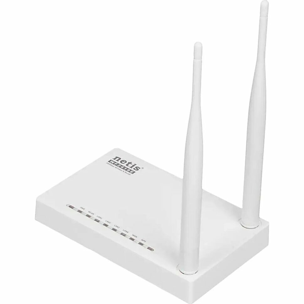 Маршрутизатор Netis WF2419E N300, до 300 Мбит/с, 802.11n, белый, 1975647