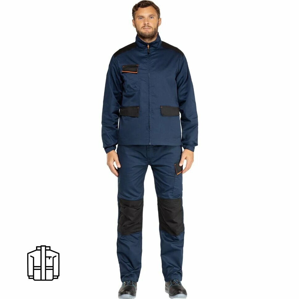 Куртка летняя муж MACH1 Range цв. cиний/оранж, р. M (арт. M1VE2BMTM), 2076271
