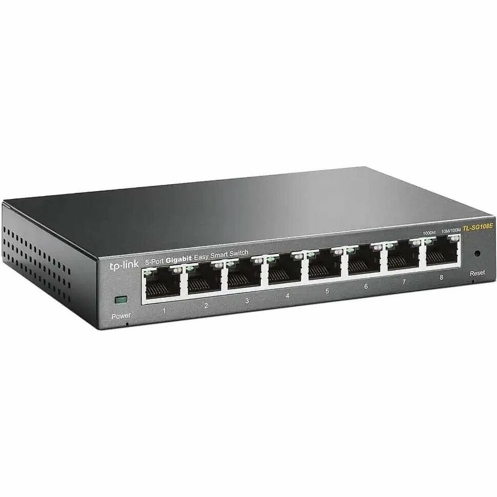 Коммутатор TP-Link TL-SG108E (L2) 8x1Гбит/с управляемый, 2280897