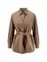 Куртка Max Mara Belted wool jacket, размер 44, коричневый