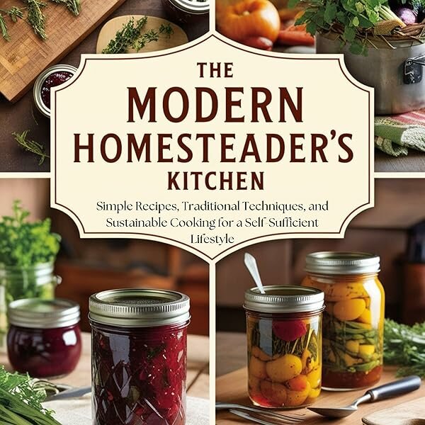 The Modern Homesteader's Kitchen: Simple Recipes, Traditional Techniques, and Sustainable Cooking for a Self-Sufficient Lifestyle，Reprinted paperback book