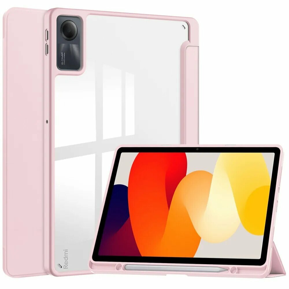 Чехол для планшета Структура Xiaomi Redmi Pad SE 11' / Сяоми Редми Пад СЕ 11' Прозрачный тонкий корпус