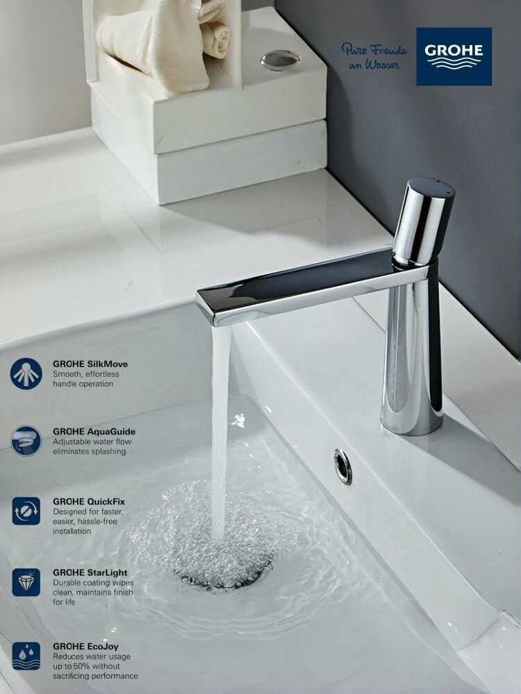 Смесители GROHE высокий и низкий