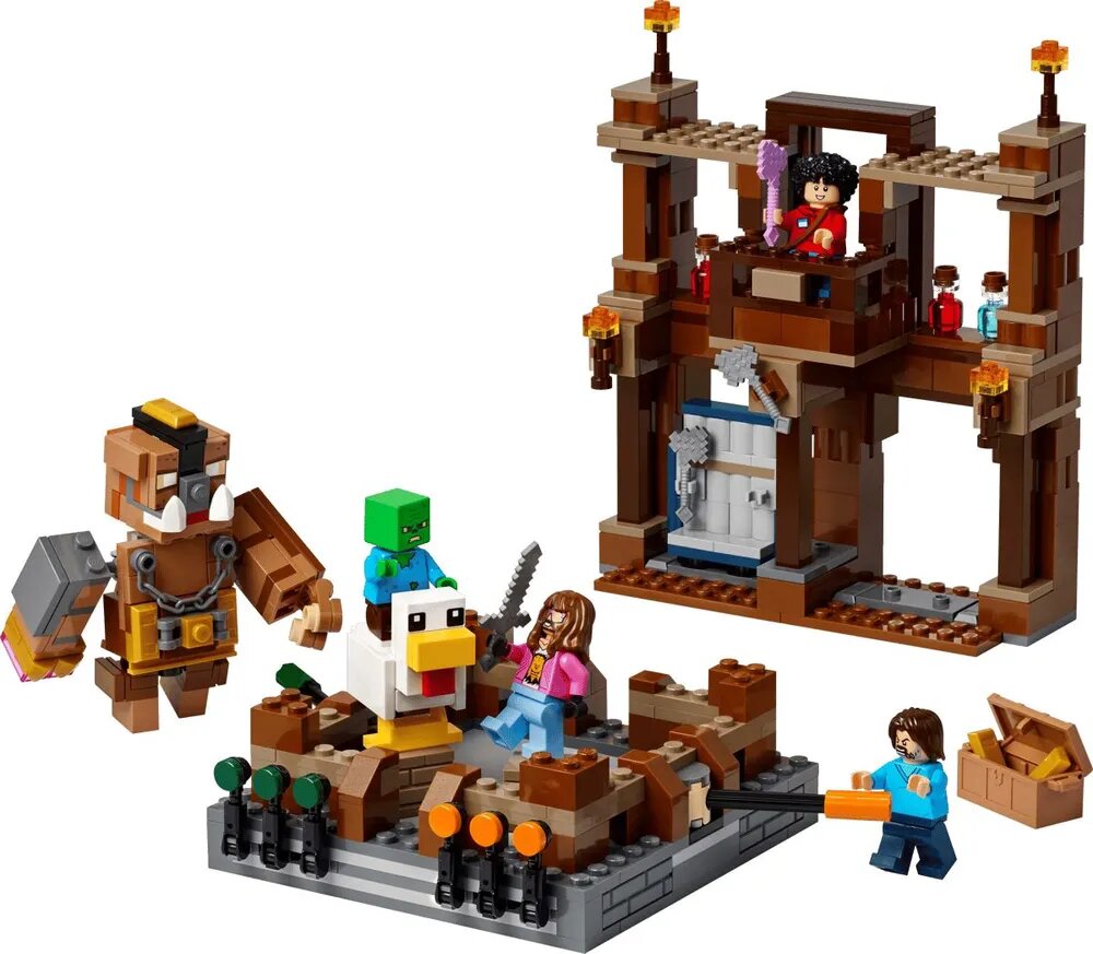 LEGO Minecraft Series 21272 Битва в особняке Вудленд на ринге 4.9 21 отзыв 5 вопросов