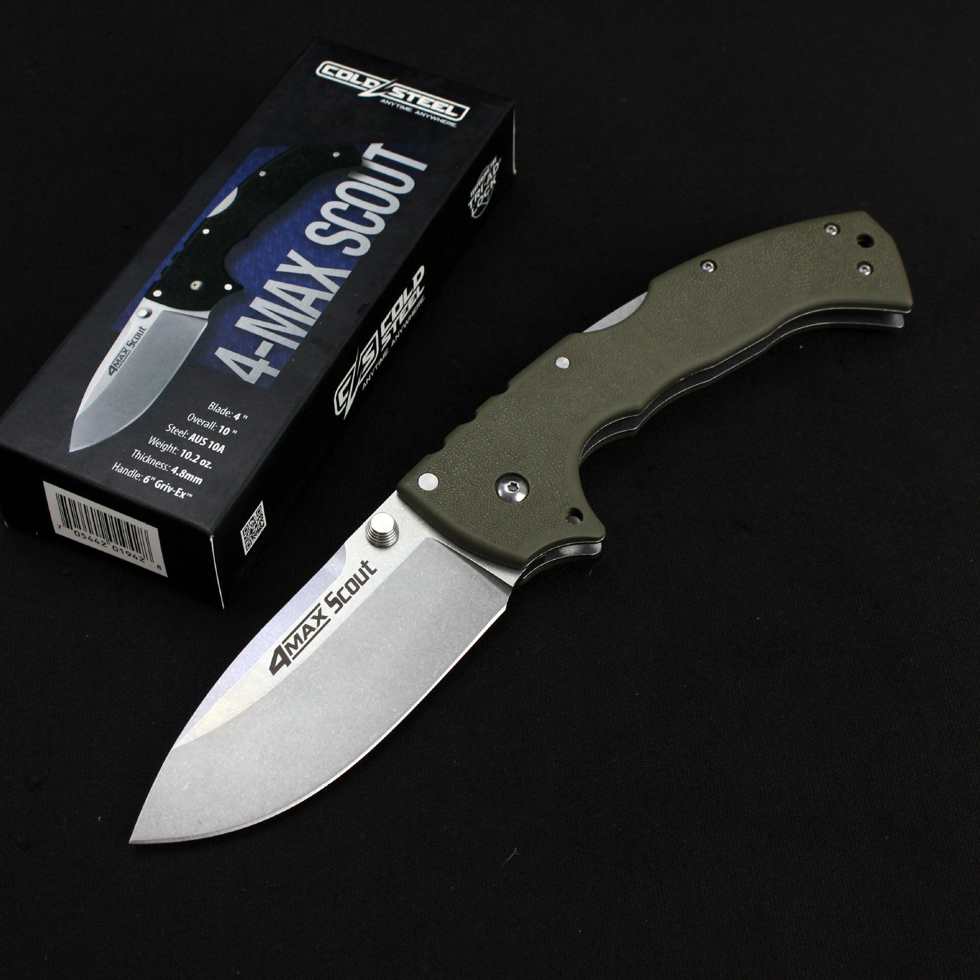 ColdSteel Холодная сталь 4-MAX складной нож трансграничной обработки нейлонового волокна складной нож