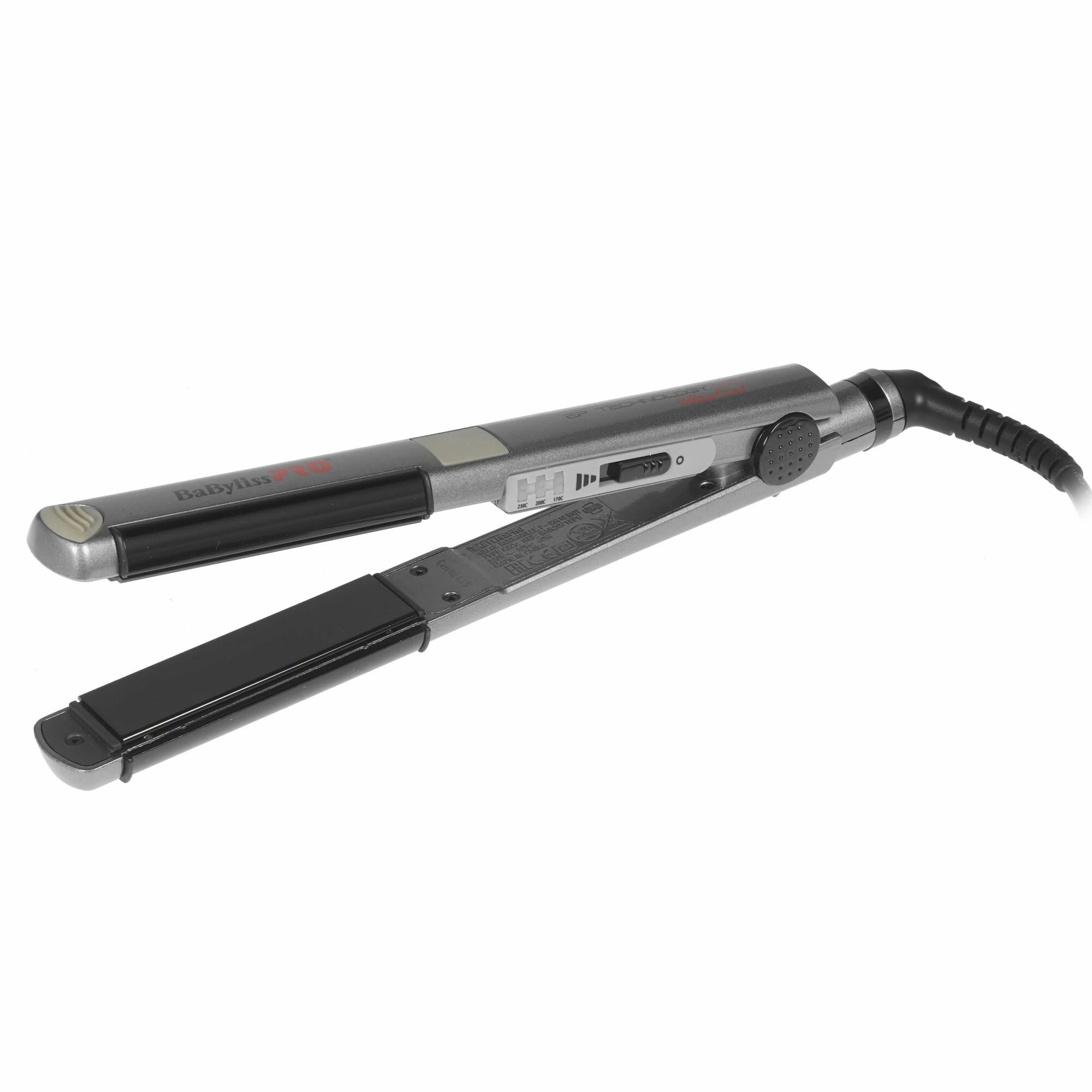 Выпрямитель BaByliss PRO BAB2071EPE Ultra Curl, профессиональный, серебристый