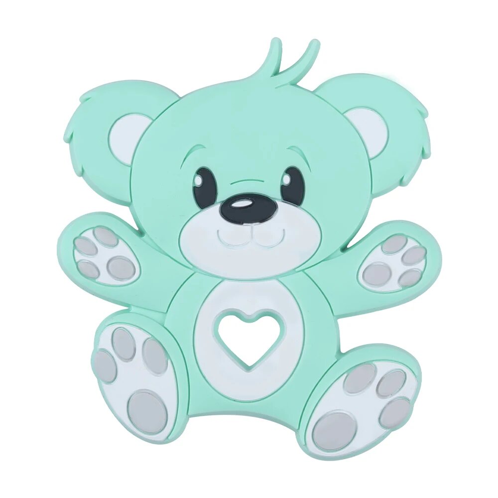 Sunrony силиконовый слон для изготовления украшений 1pc Mint green