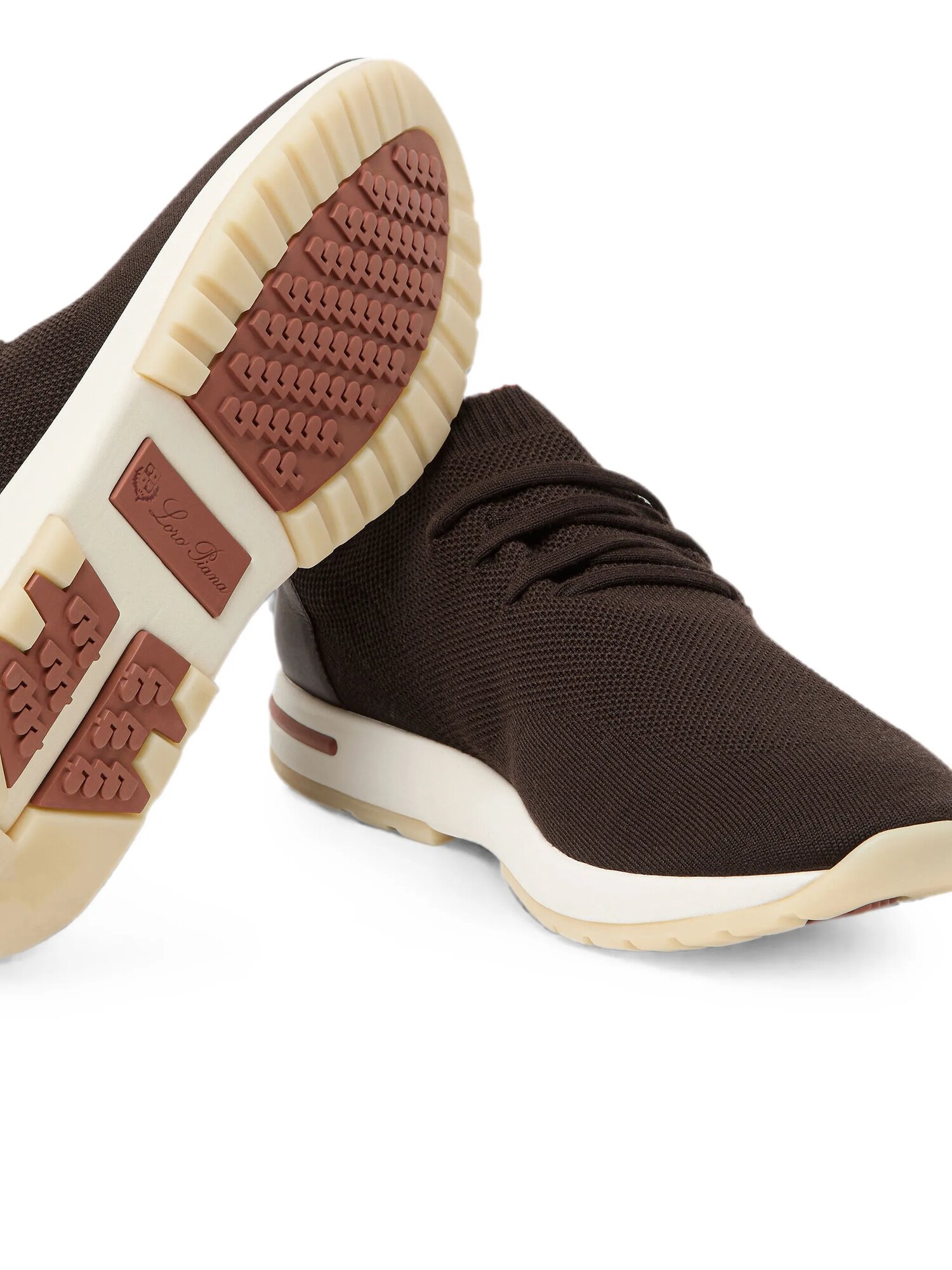 Кроссовки Loro Piana 360 LP Flexy Walk sneakers, размер 43, brown — фото 1