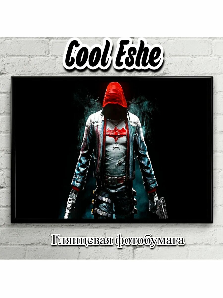 Постер "jason todd red hood batman arkham knight" А2