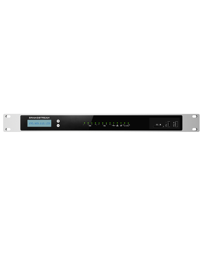 АТС IP Grandstream UCM6304 SIP, до 350 одновременных соединений, 4 порта FXO, 4 порта FXS