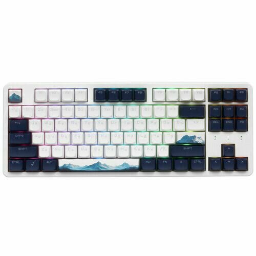 Игровая клавиатура, USB Type-A, цвет- белый