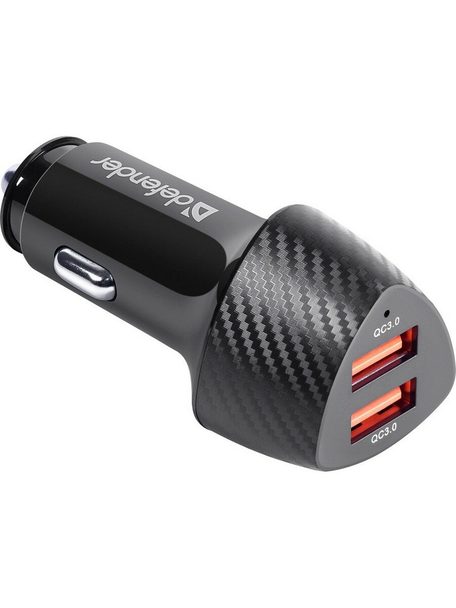 Автомобильное зарядное устройство DEFENDER UCA-81 (2xUSB, 36Вт) (83845)