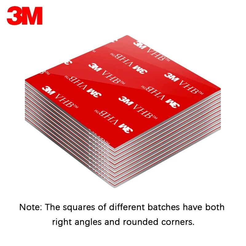Двусторонняя Клейкая Лента 3M Для Автомобильных Аксессуаров 50mm, Square-8pcs