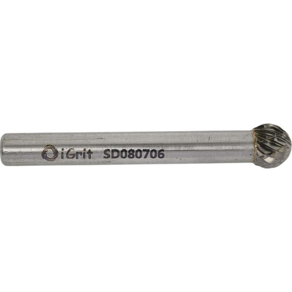 Бор-фреза твердосплавная iGrit SD 08x07x6 мм, DOUBLE CUT SD080706