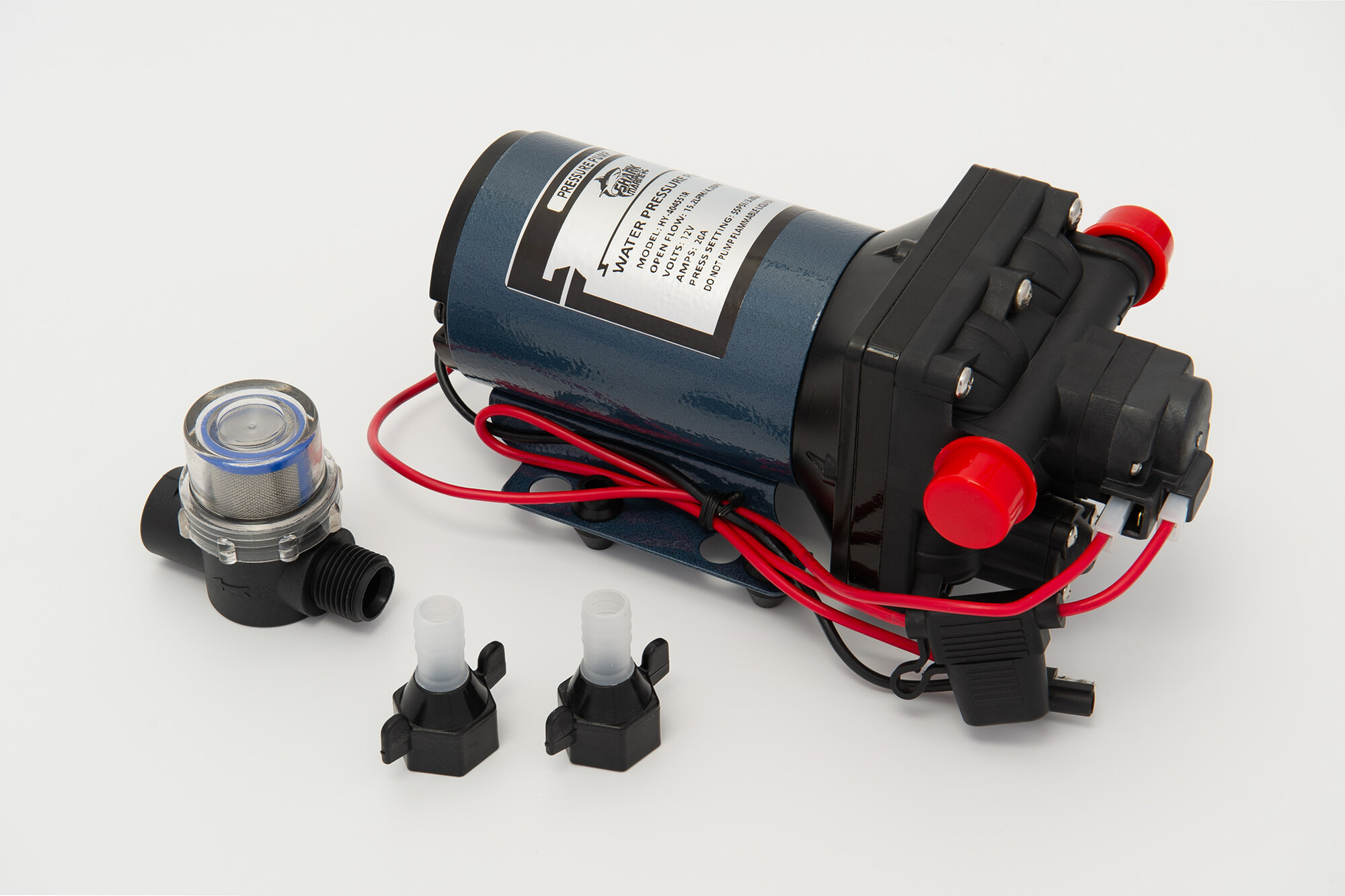 Помпа водоподающая мембранная, 15,2 л/мин, 12V/20A, 3.8 бар