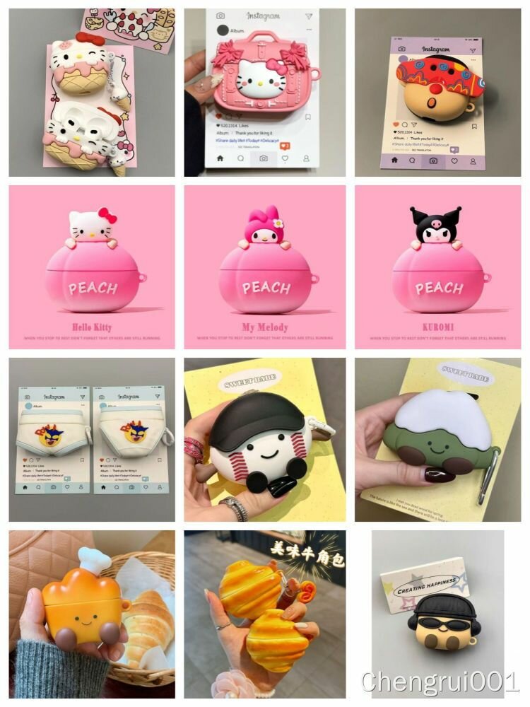 Креативные чехлы для AirPods 1/2