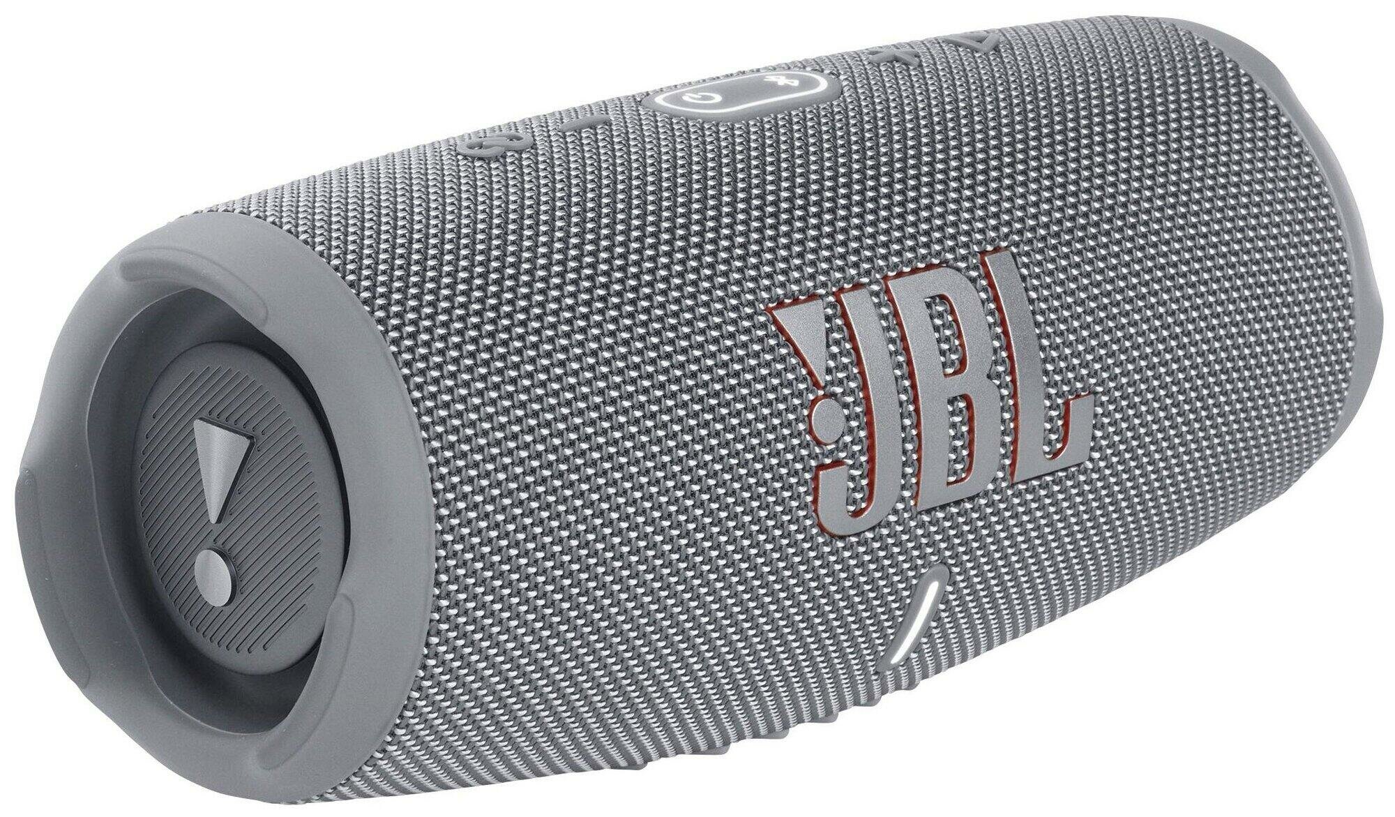Портативная акустика JBL Charge 5, Gray (Серый)