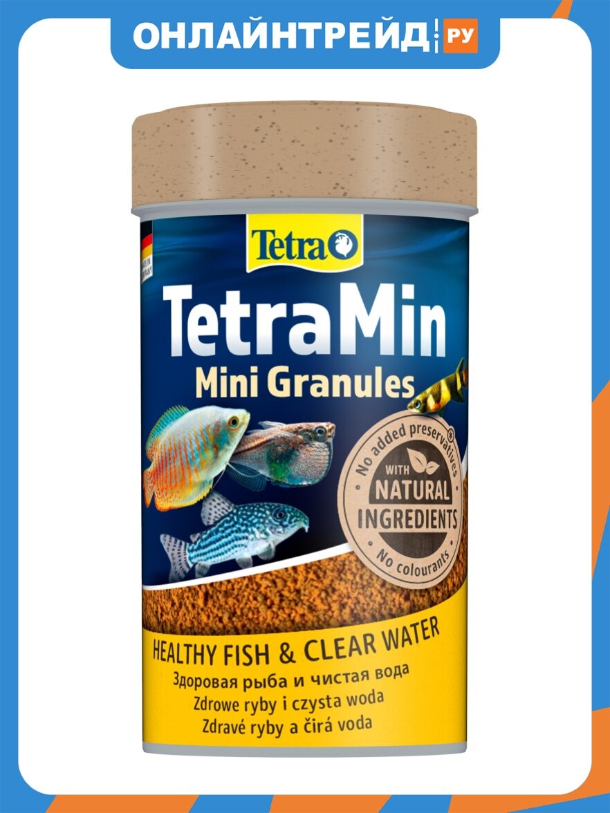 Корм для всех видов рыб Tetra Min Mini Granules 100ml