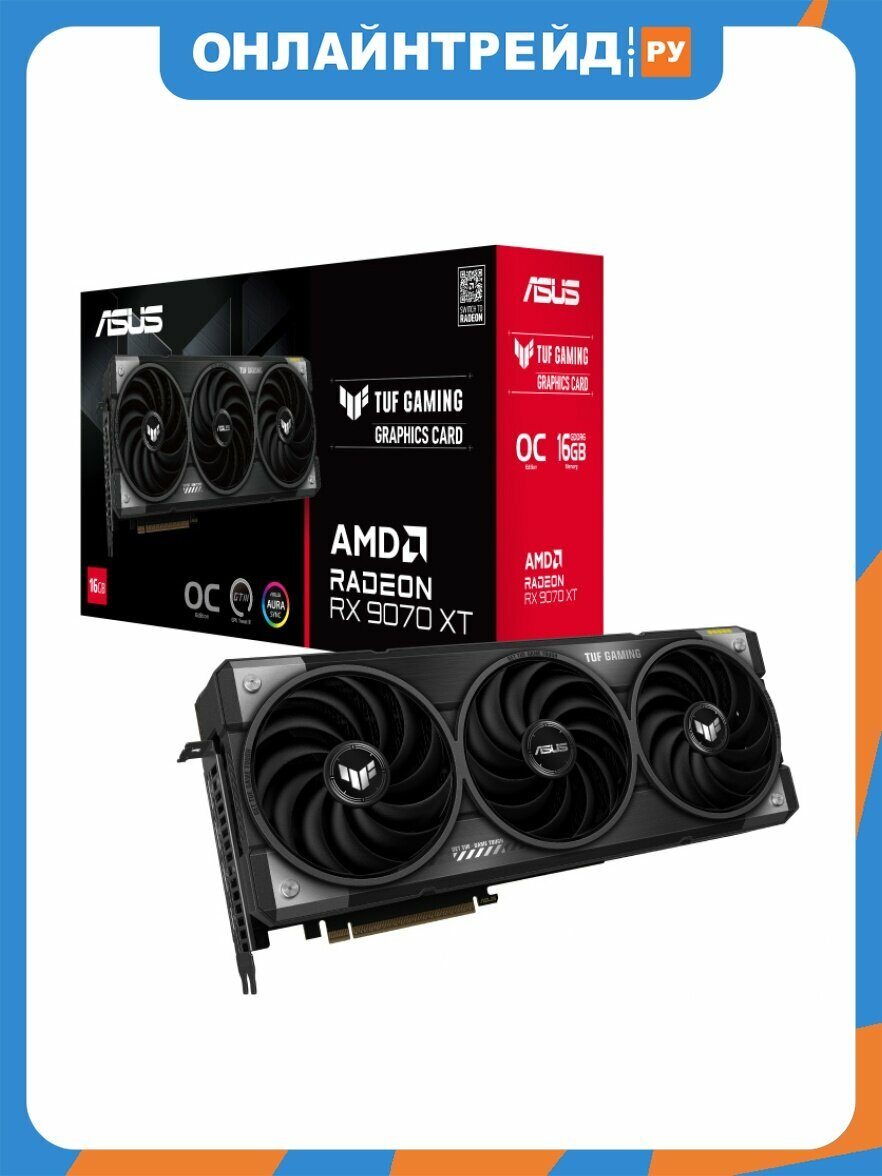 Видеокарта Asus Radeon RX 9070 XT GAMING OC 16G