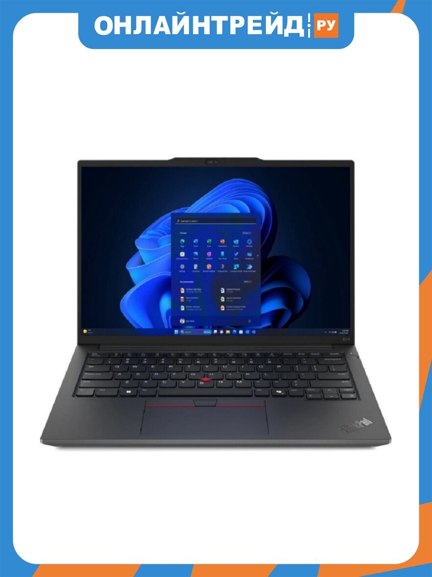 Ноутбук Lenovo E14 Gen 6 14" WUXGA IPS 60Hz 300nits Ultra 5 125H(1.2ГГц), 16Гб DDR5, SSD 512Гб, Intel Arc Graphics, Win11Pro, Black (21M7A002CD)