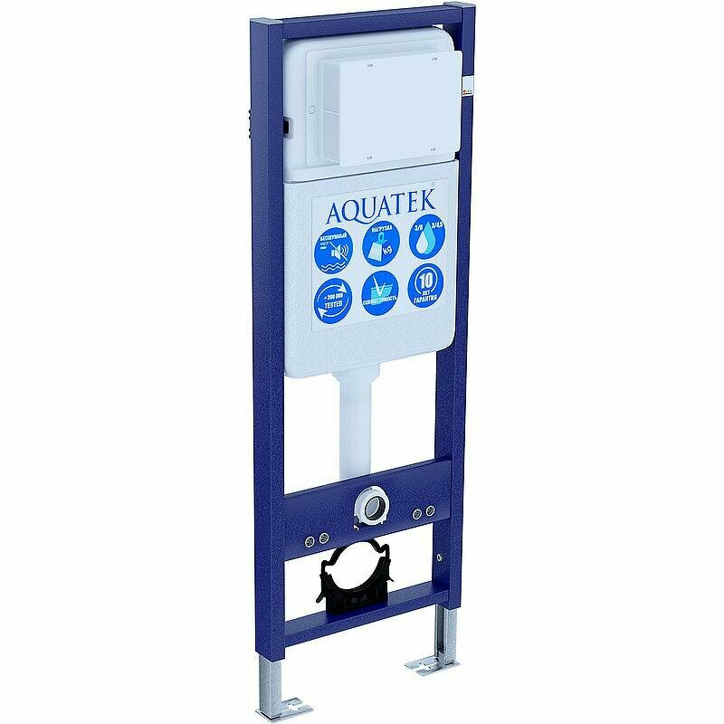 Инсталляция для унитаза Aquatek Standart INS-0000017 с бачком, без кнопки смыва