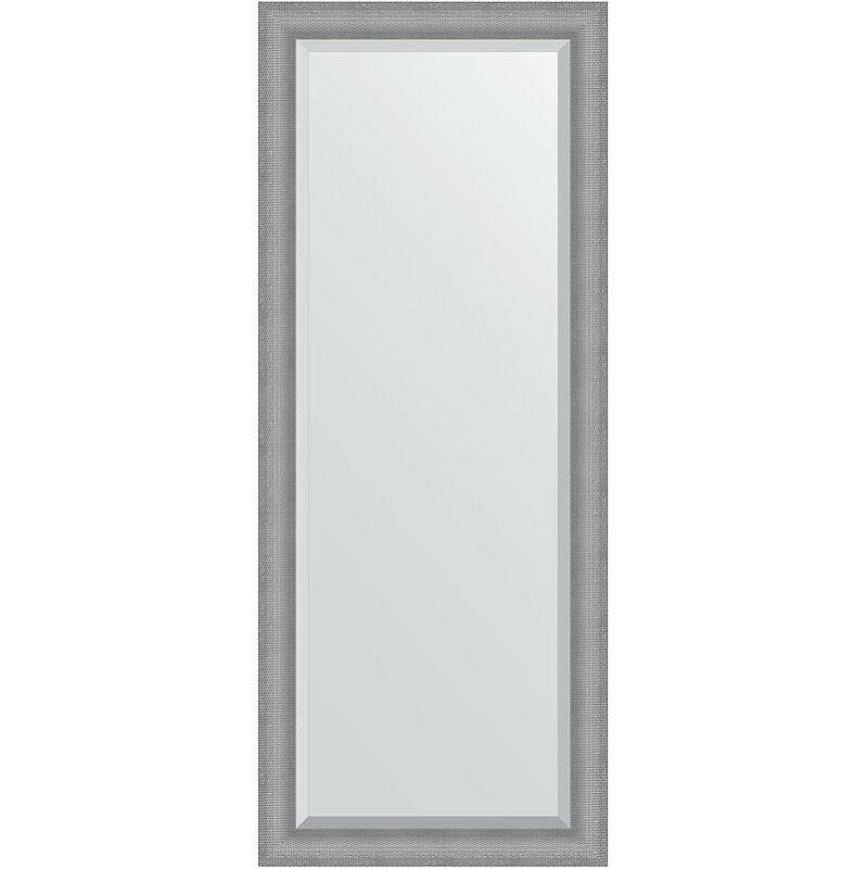 Зеркало Evoform Exclusive Floor 202х82 BY 6187 с фацетом в багетной раме - Серебряная кольчуга 88 мм