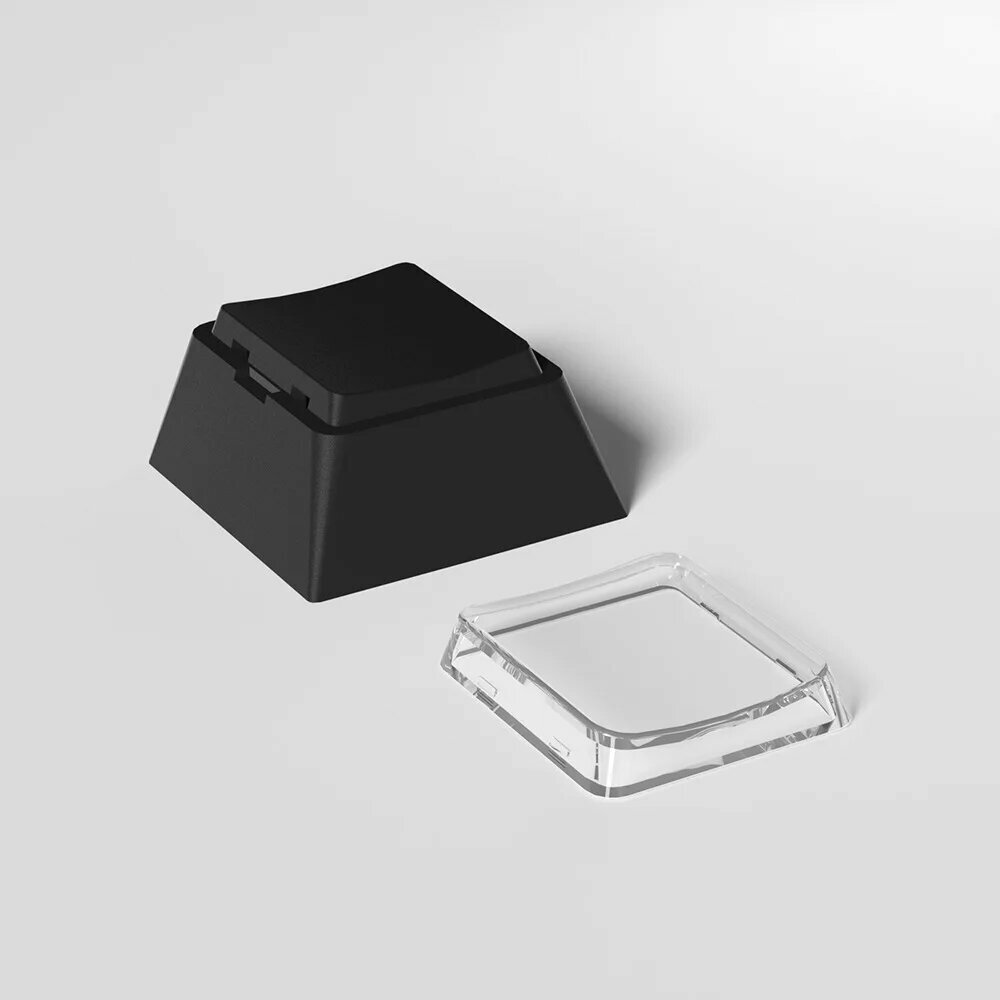 Колпачки для клавиш R4 Black 20шт PBT+PC