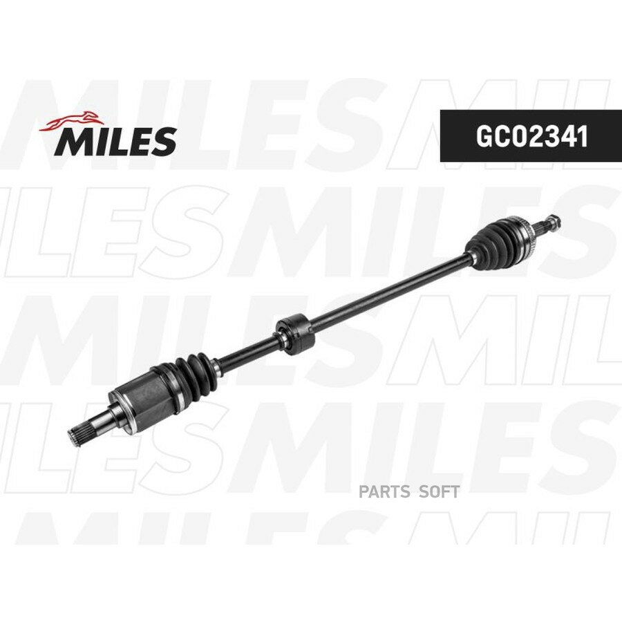 MILES GC02341 Привод правый в сборе LADA VESTA 2015- (КПП VAZ 21807) ()