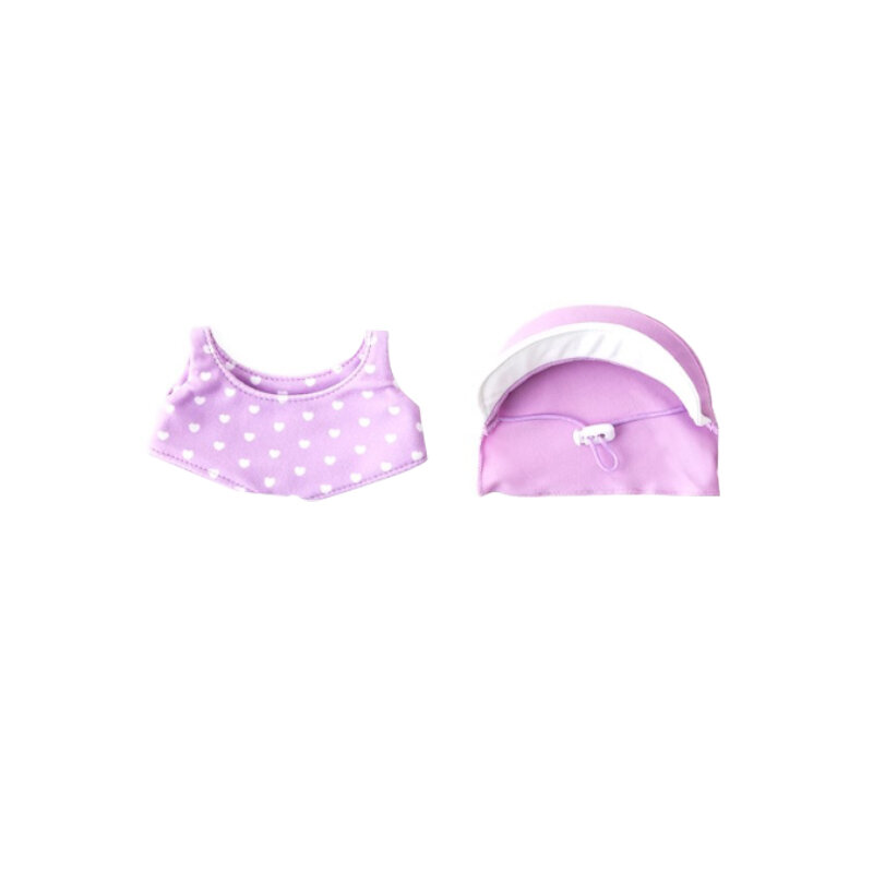 Одежда для куклы унисекс LINE FRIENDS Браун VACANCE, Lavender Heart Style
