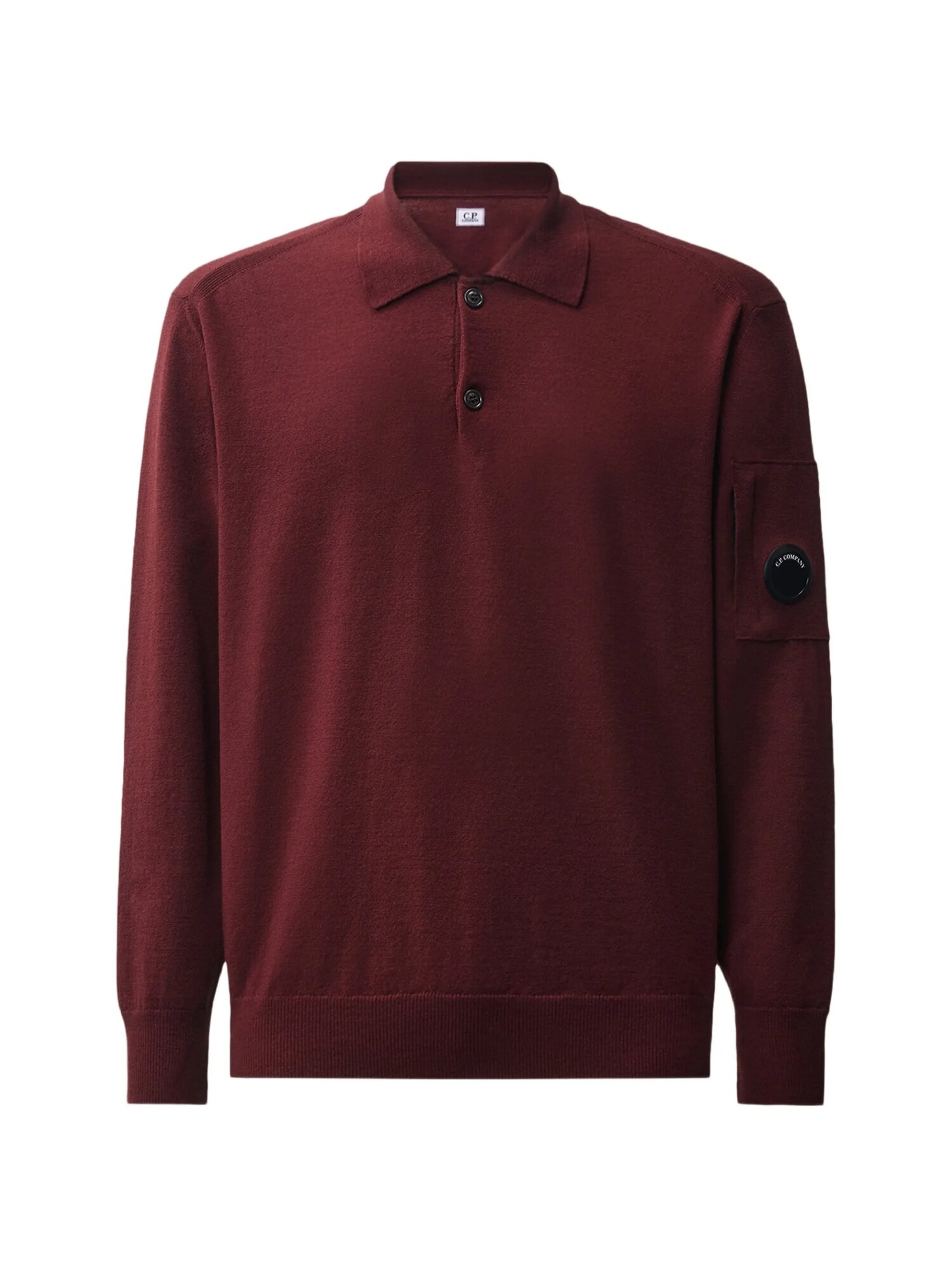 Рубашка Lens-detail polo shirt