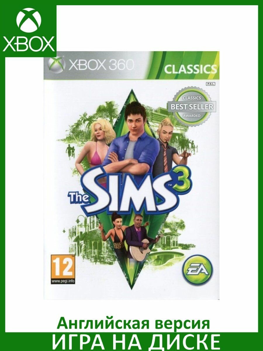 Игра The Sims 3 Xbox 360 Диск Английская версия