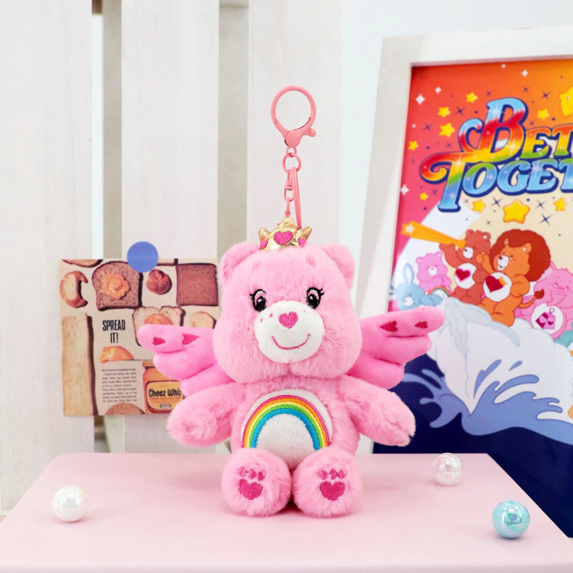 Care Bears Ангельские Крылья Плюшевый Брелок 15 см