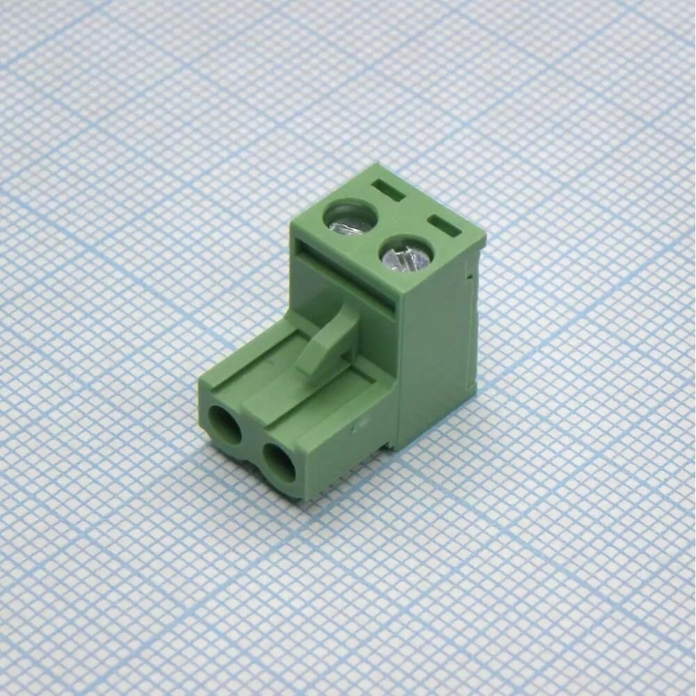 DEGSON 2EDGK-5.08-02P-14-1000A(H) Клеммник, 320В, 2-полюсный, зеленый, 1шт