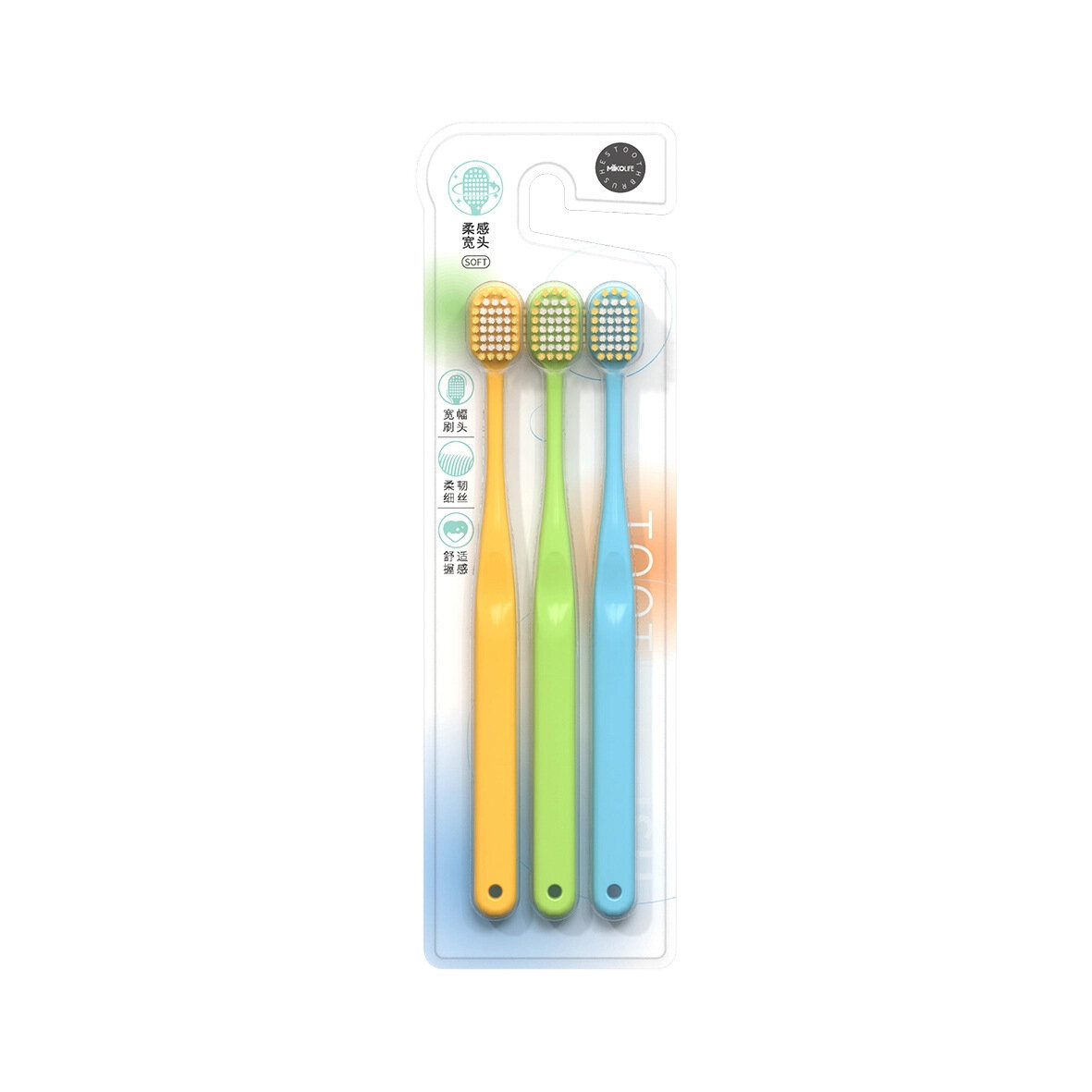 Зубная щетка Revyline SM6000 SMART Trio Limpet Shell+White Grape+Lime Cream, средне-мягкая, 3 шт, взрослая, от 12 лет