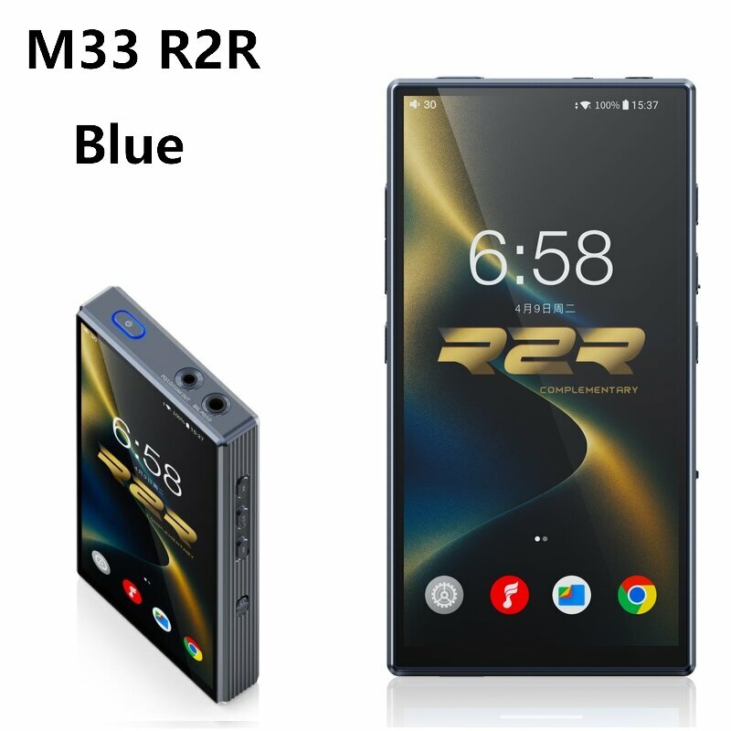 Fiio M33 R2r 8GB+128GB Портативный MP3 Bluetooth музыкальный плеер без потерь HiFi hard solution DSD