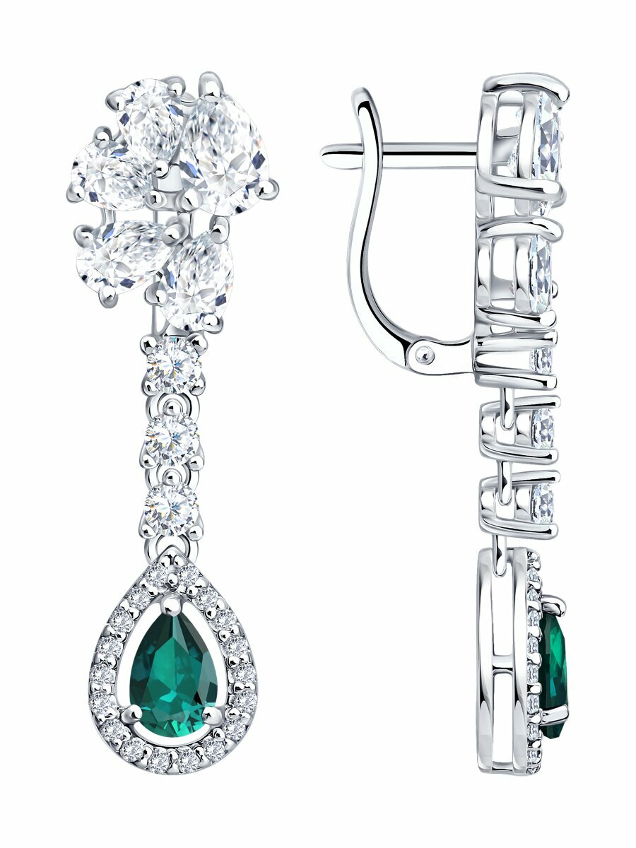 Серьги SOKOLOV, 925 проба