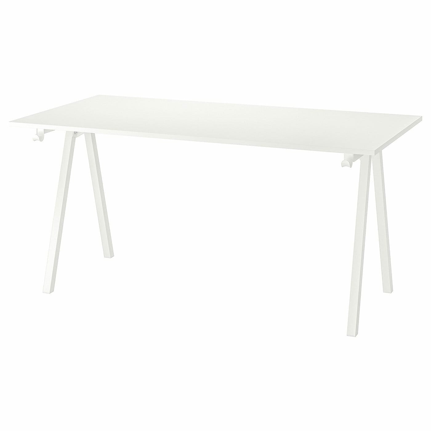 Письменный стол IKEA TROTTEN, белый, 160x80 см 994.295.59