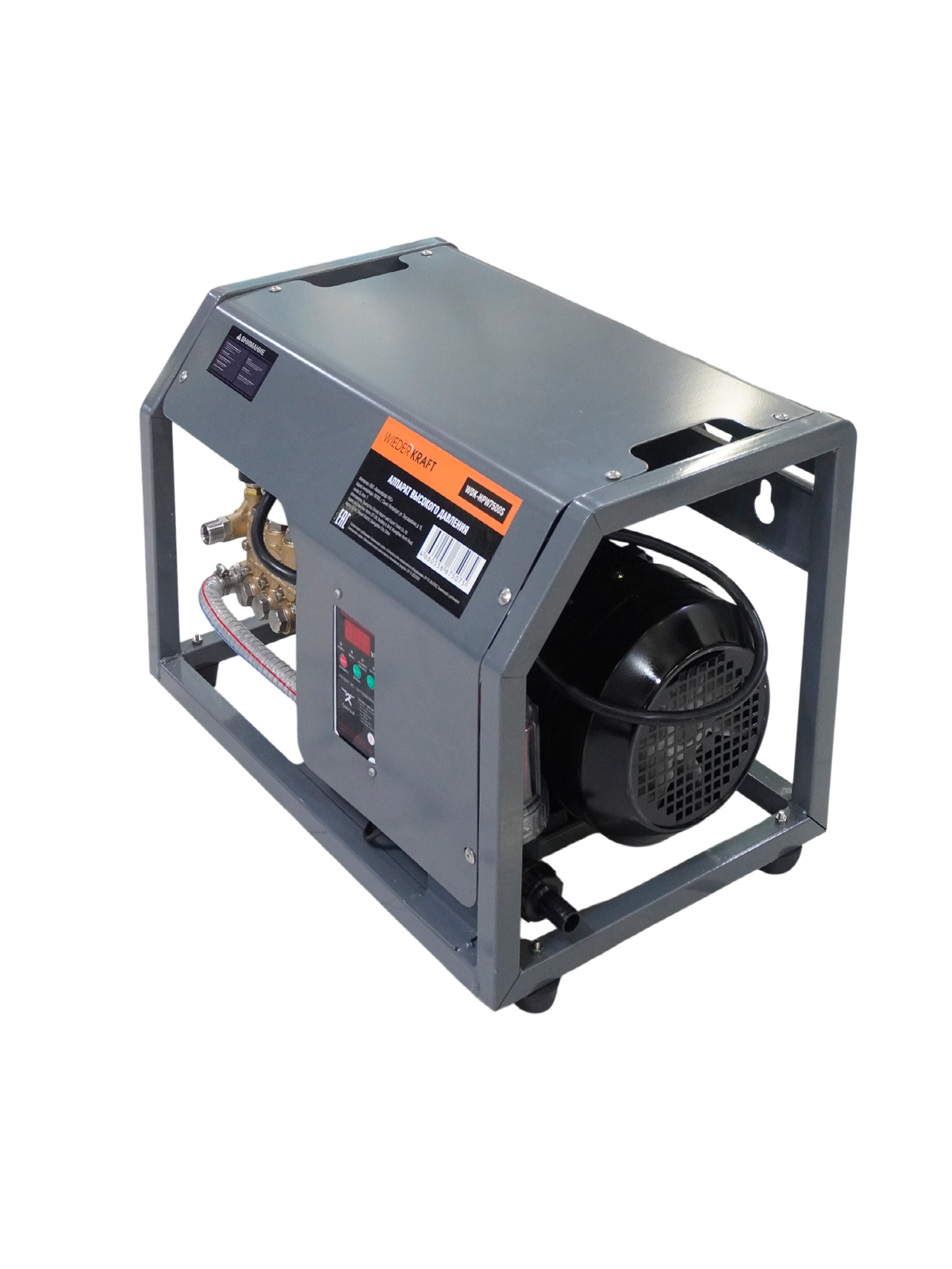 Профессиональный стационарный аппарат высокого давления 7,5KW, 380V, 250 bar, 15л/мин, WDK-HPW7500S