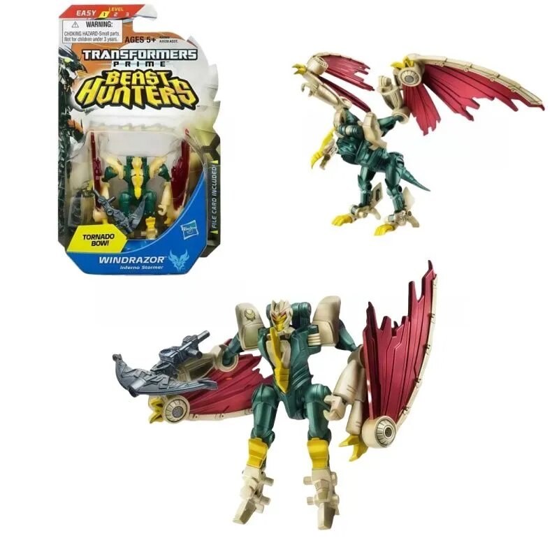 Трансформеры Игрушка хасбро Transformers Prime Beast Hunters Windrazor Legion Action Figure