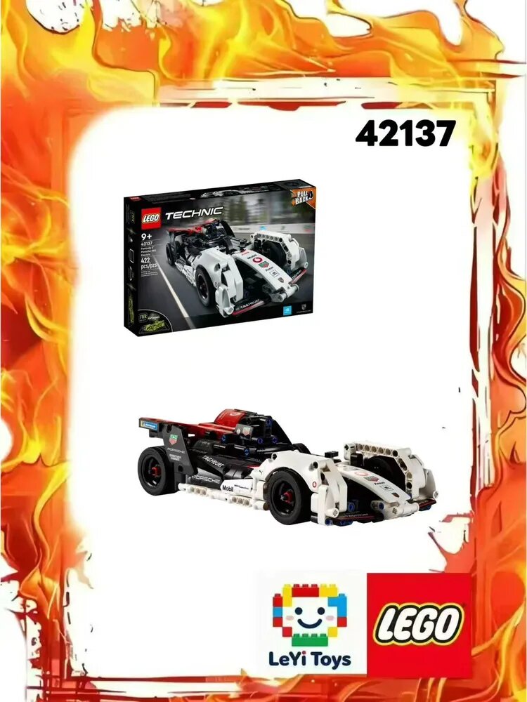 Конструктор LEGO Technic 42137 Porsche Formula E электрический гоночный автомобиль