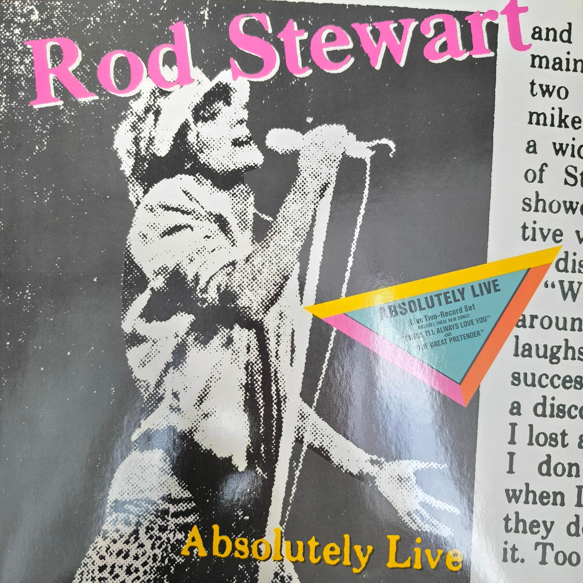 Виниловая пластинка Rod Stewart - Absolutely Live l(Германия) 2LР