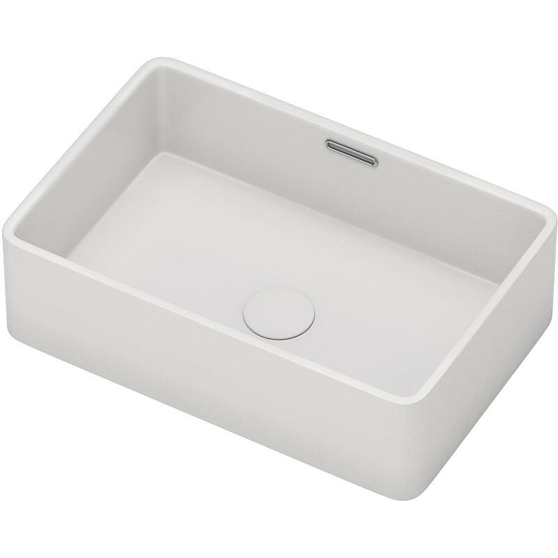 Раковина накладная Aquanet Perfect-2 48 273674 Белая, фаянс, с переливом