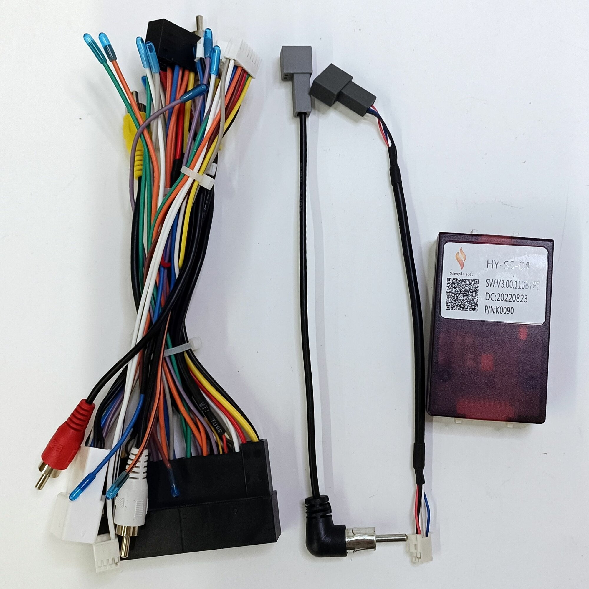 Комплект проводов для подключения Android магнитолы (16-pin) для HYUNDAI 2009+ / KIA 2010+ (некоторые модели) / Питание + Динамики + Антенна + Камера + USB + RCA + CANBUS CARAV 16-161